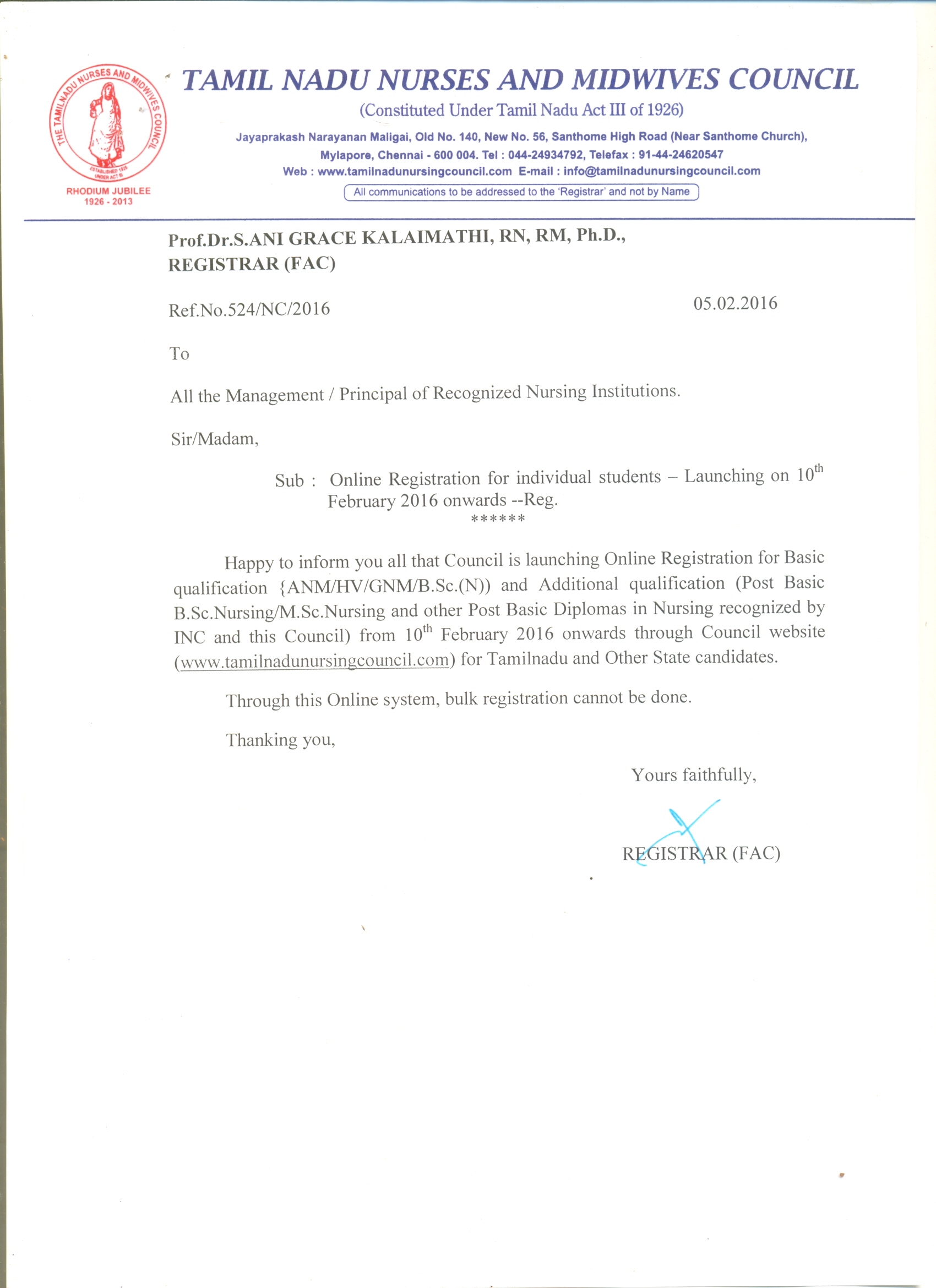 Tamil Nadu Nurses & Midwives Council