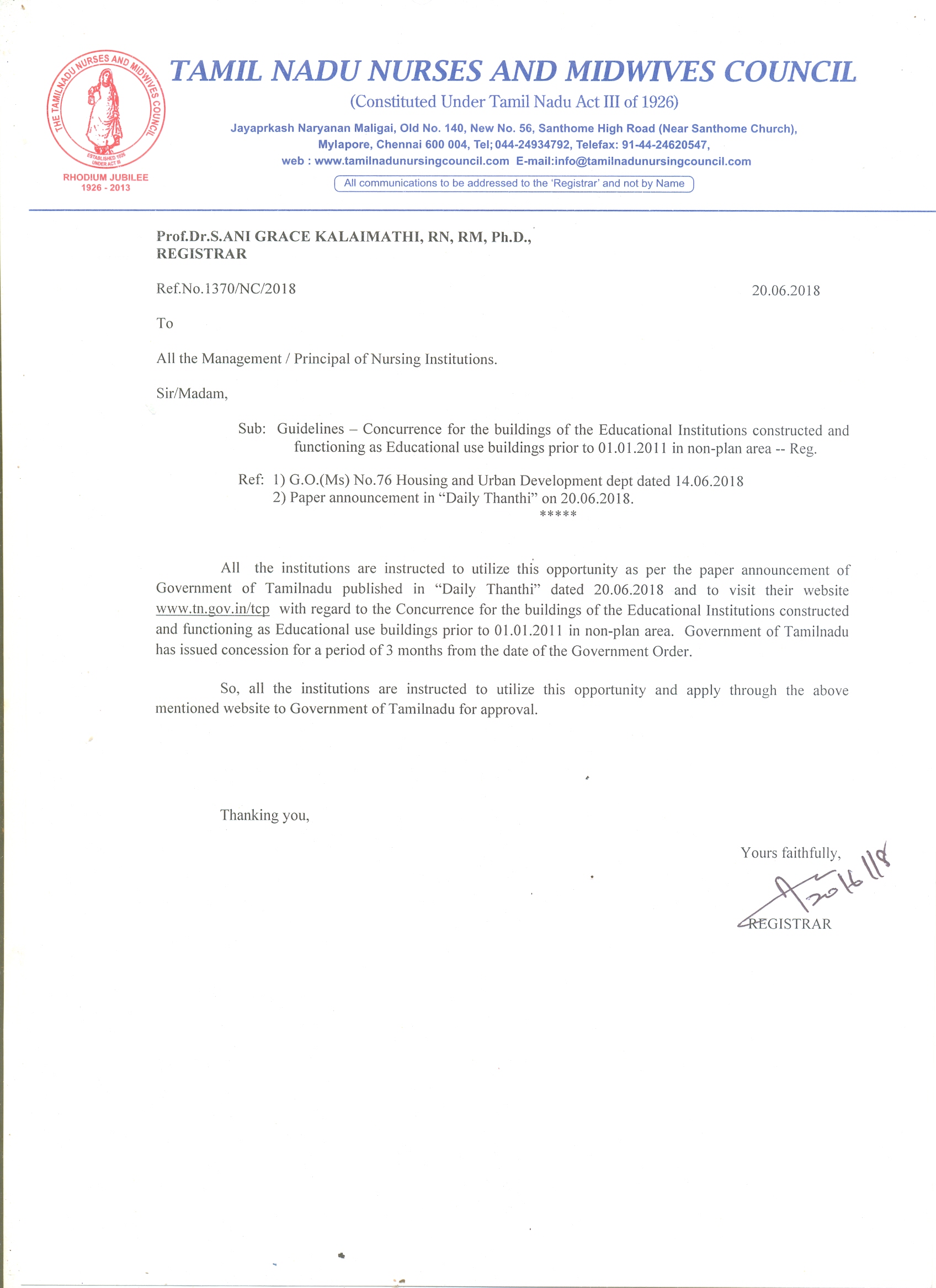 Tamil Nadu Nurses & Midwives Council