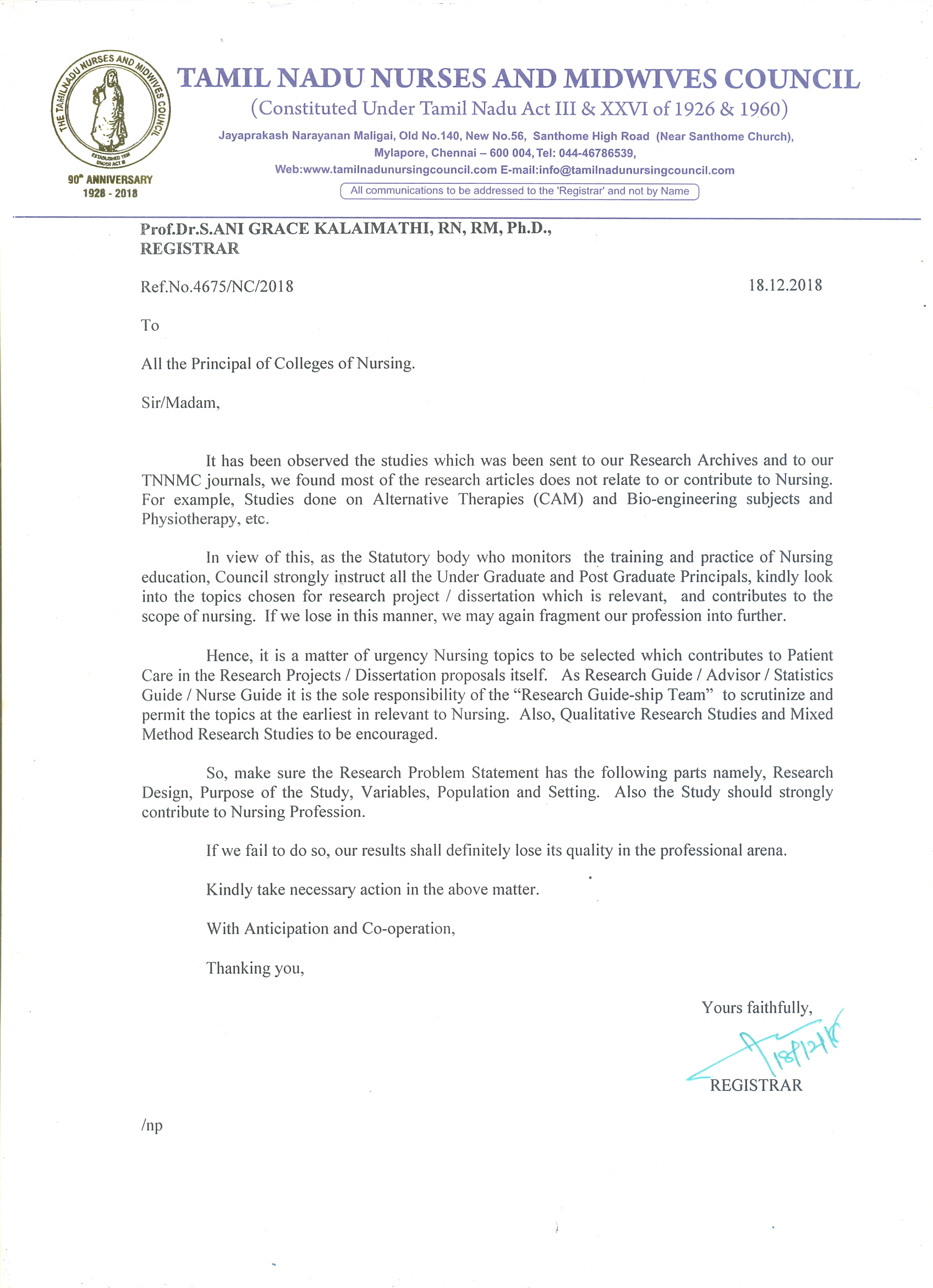 Tamil Nadu Nurses & Midwives Council